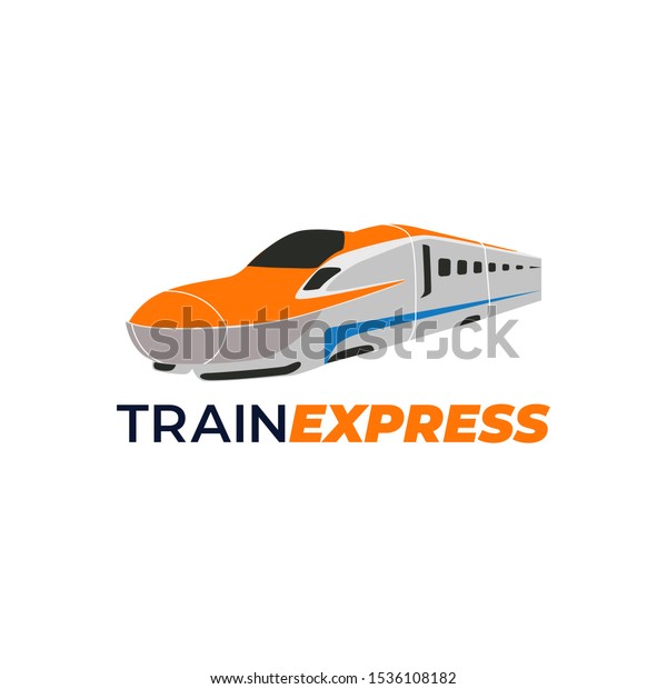 Vektor Stok Speed Train Logo Design Inspiration (Tanpa Royalti ...