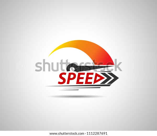 Speed Vector Logo Racing Event Main Stock Vector (Royalty Free ...