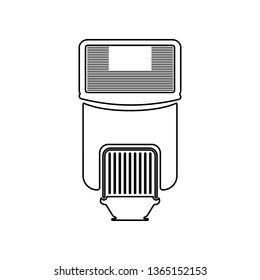 Speedlight Lighting Icon Element Equipment Photography Stock Vector ...