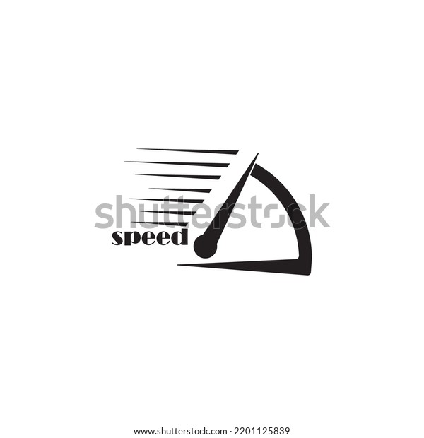 Speedo Meter Icon Vector Illustration Symbol Stock Vector (Royalty Free ...