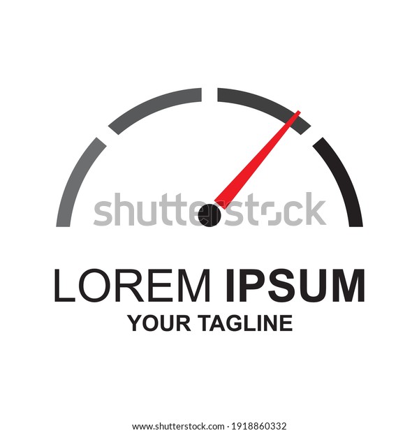 Speedometer Abstract Symbol Speed Logo Stock Vector (Royalty Free ...