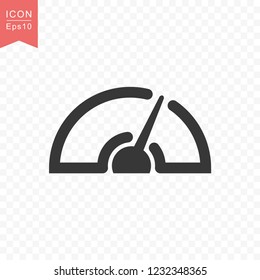 Speedometer Icon Simple Silhouette Flat Style 库存矢量图（免版税）1232348365 ...