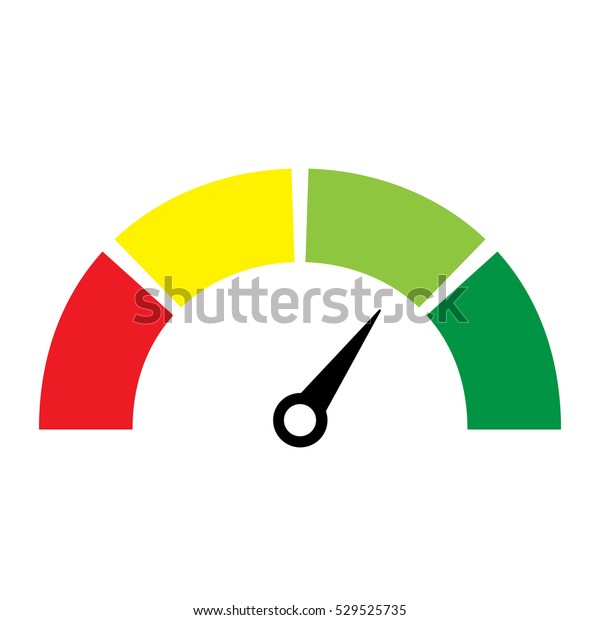 Speedometer Rating Meter Signs Infographic Gauge Stock Vector (Royalty ...