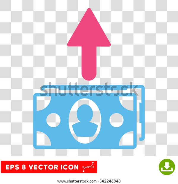 Spend Banknotes Vector Icon Image Style Stock Vector (Royalty Free ...