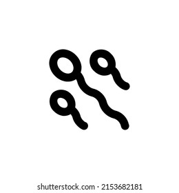 Sperm Cells Icon Vector Spermatozoon Flat Stock Vector (Royalty Free ...