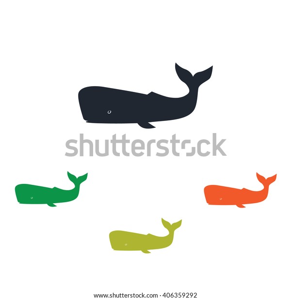 Sperm Whale Icon Stock Vector (Royalty Free) 406359292 | Shutterstock