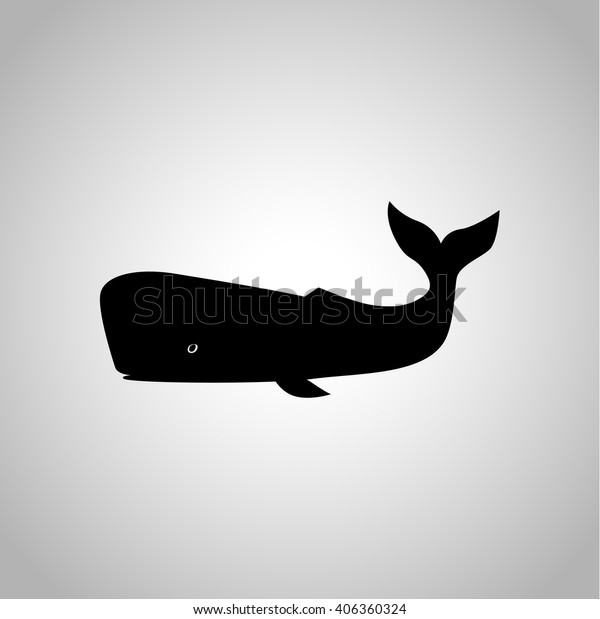 Sperm Whale Icon Stock Vector (Royalty Free) 406360324 | Shutterstock