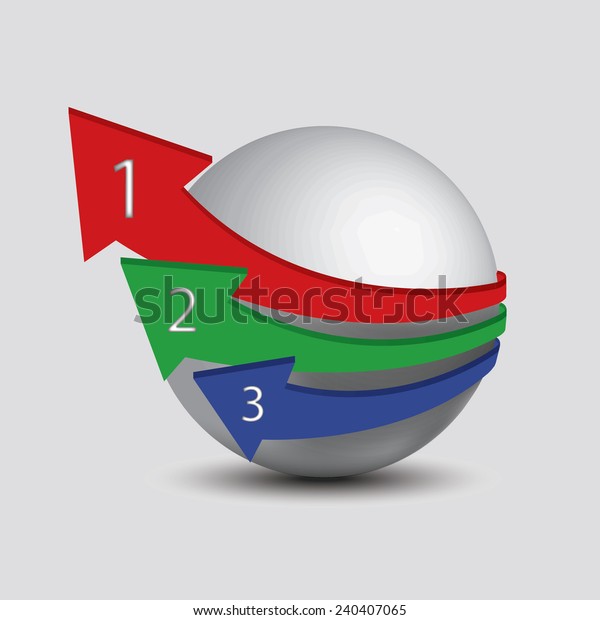 Sphere Arrows Abstract Vector Stock Vector (Royalty Free) 240407065 ...