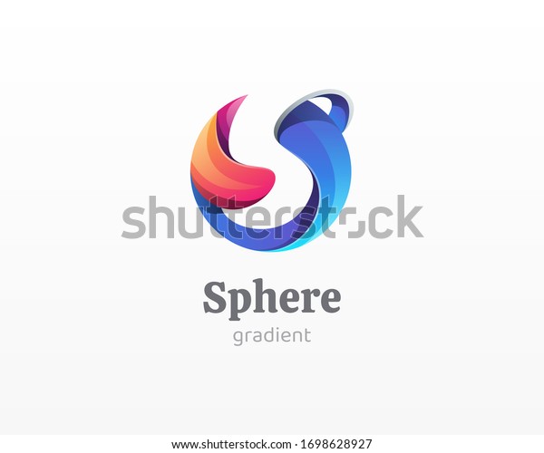 Sphere Logo Abstract Letter S Sphere Stock Vector (Royalty Free ...