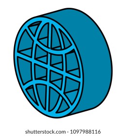 Sphere Planet Isometric Icon Stock Vector (Royalty Free) 1097988116 ...