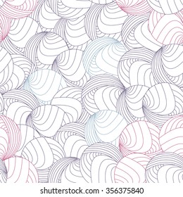Spherical Geometric Seamless Pattern Round Circles Stock Vector ...