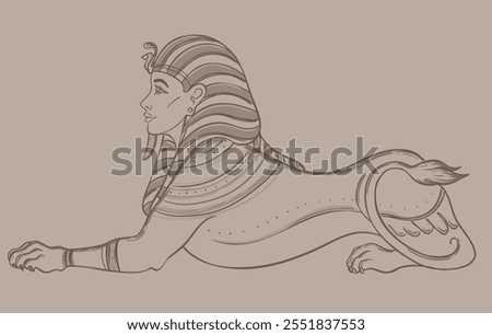 Sphinx Mythical Creature Drawing | Free download on ClipArtMag