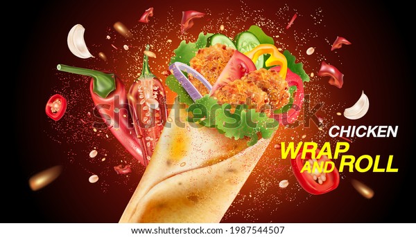 1,406 Fresh And Juicy Chicken Stock Vectors, Images & Vector Art ...