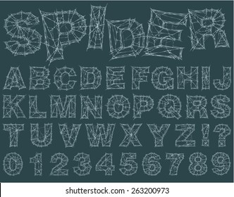 15,141 Spider web letters Images, Stock Photos & Vectors | Shutterstock