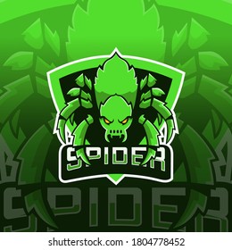 Spider Esport Team Logo Template Stock Vector (Royalty Free) 1804778452 ...