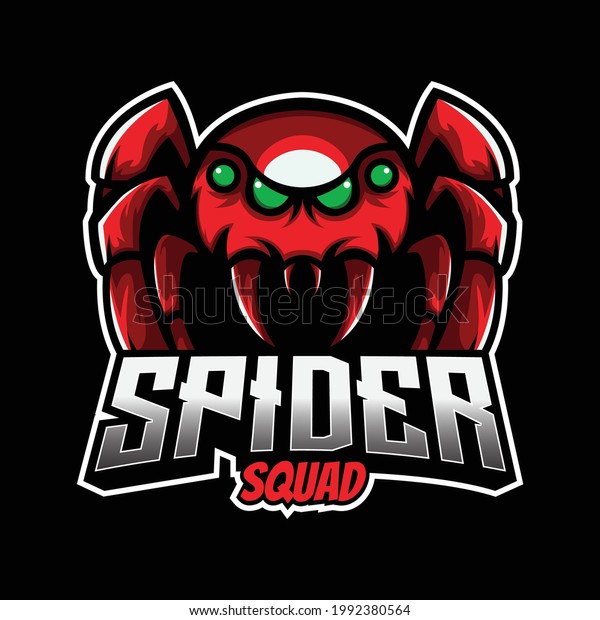 Spider Mascot Logo Spider Gaming Logo Stock Vector (Royalty Free ...