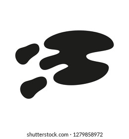 Spill Oil Icon Vector Logo Template Stock Vector (Royalty Free ...