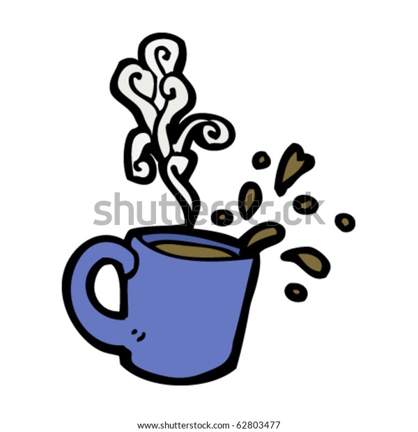 Spilled Coffee Cartoon: เวกเตอร์สต็อก (ปลอดค่าลิขสิทธิ์) 62803477 ...