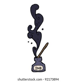 Spilling Ink Cartoon: เวกเตอร์สต็อก (ปลอดค่าลิขสิทธิ์) 92173894 ...