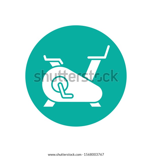 Spinning Cycle Icon Design Gym Healthy Stock Vector (Royalty Free ...