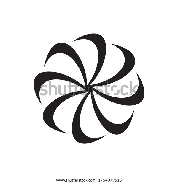 Spinning Twisted Icon Symbol Design Vector Stock Vector (Royalty Free ...