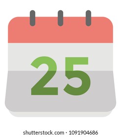 Spiral Calendar 25 Digit Date Stock Vector (Royalty Free) 1091904686 ...