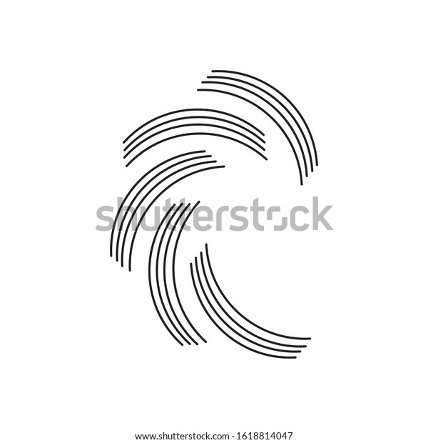 Spiral Circle Logo Icon Templates Stock Vector (Royalty Free ...
