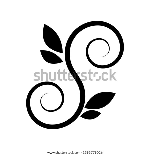 Spiral Circle S Shape Line Art: เวกเตอร์สต็อก (ปลอดค่าลิขสิทธิ์ ...