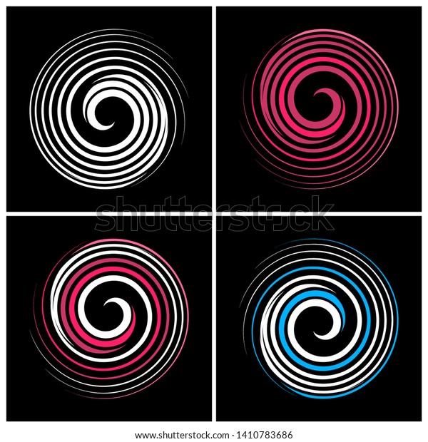 Spiral Design Element Vector Art Stock Vector (Royalty Free) 1410783686 ...