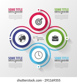 Spiral Diagram Infographics Element Vector Stock Vector (Royalty Free ...