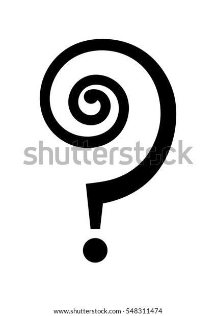 Spiral Question Mark Sign Stock Vector (Royalty Free) 548311474 ...