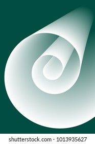 Spiral Roll Paper Roll Abstract Background Stock Vector (Royalty Free ...