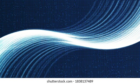 Spiral Sound Wave Technology Backgroundhitech Digital Stock Vector ...