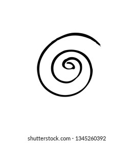 Spiral Symbol Design Vector Illustration: vector de stock (libre de ...