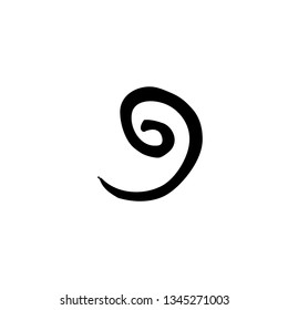Spiral Symbol Design Vector Illustration Stock Vector (Royalty Free ...