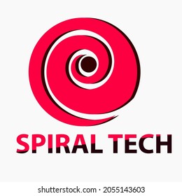 Spiral Tech Abstract Spiral Symbol Logo Stock Vector (Royalty Free ...