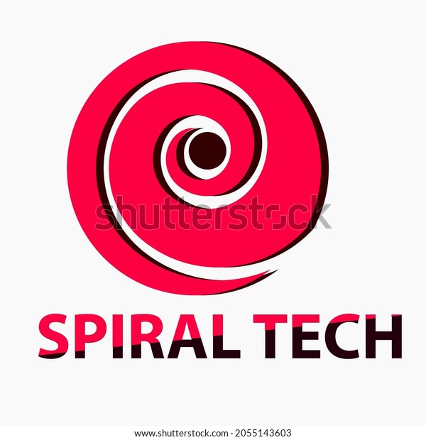 Spiral Tech Abstract Spiral Symbol Logo Stock Vector (Royalty Free ...