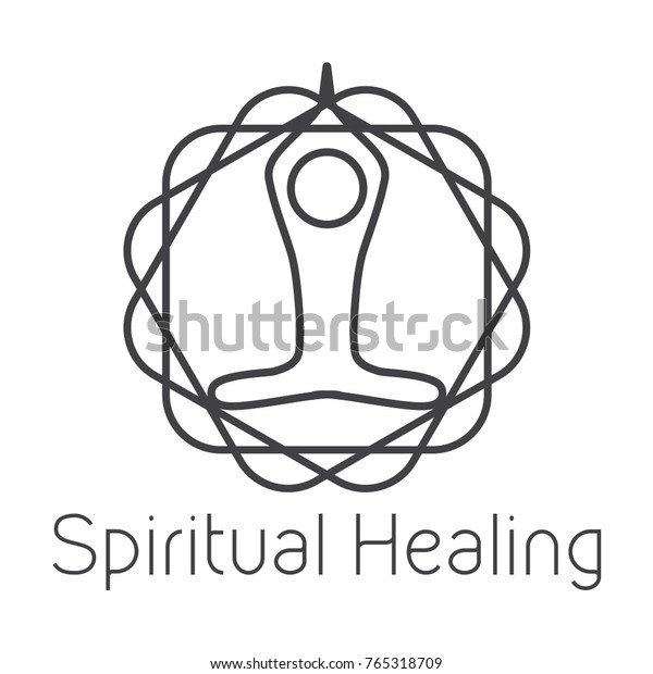 Spiritual Healing Logo Stock Vector (Royalty Free) 765318709 | Shutterstock