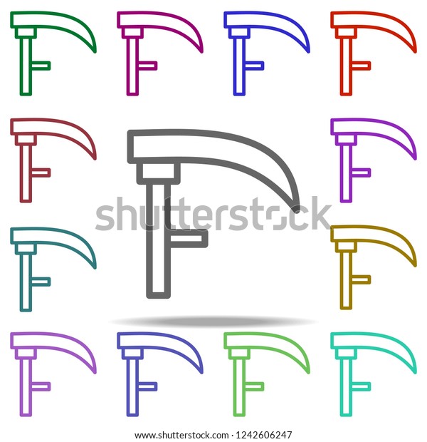 Spit Icon Elements Autumn Multi Color Stock Vector (Royalty Free ...