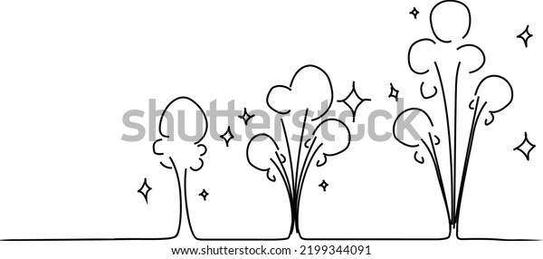 Splash Line Art Style Decoration Stock Vector (Royalty Free) 2199344091 ...