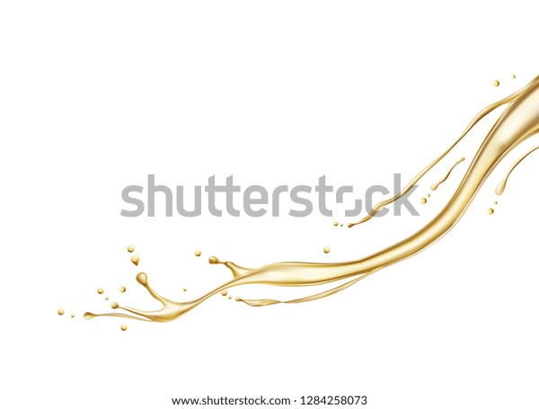 Splash Oil Vector Illustration Stock Vector (Royalty Free) 1284258073