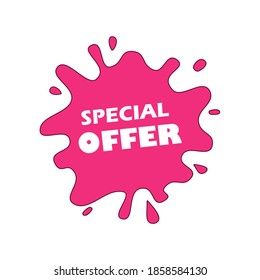 Juice Splash Vector Sign Stock Vector (Royalty Free) 564821857