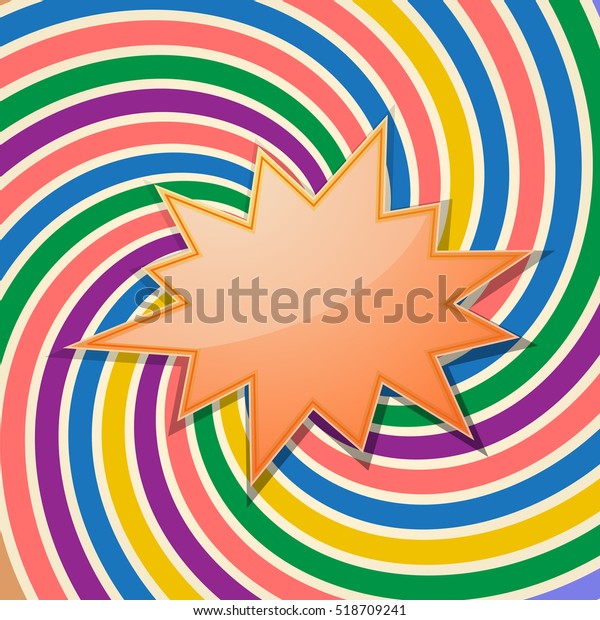 Splash Star On Festive Background Stock Vector (Royalty Free) 518709241 ...