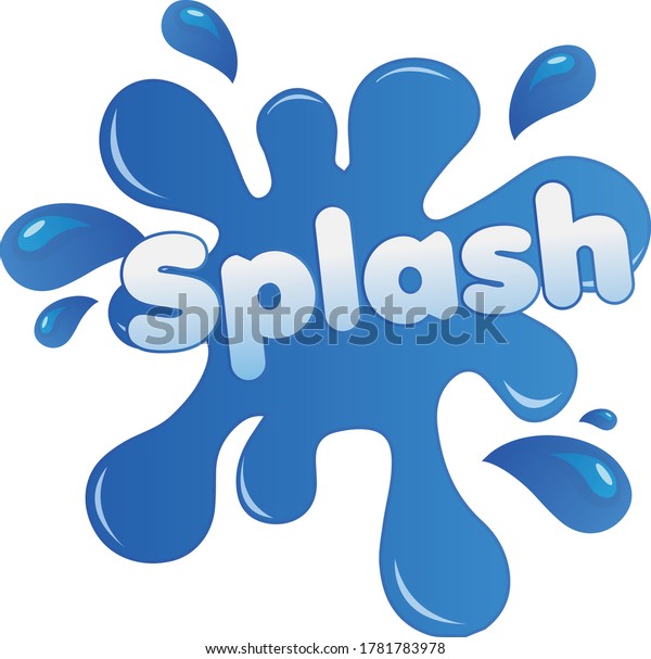 Splash Water Drop Icon Logothis Fully Stock Vector (Royalty Free ...