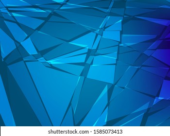 Splinters Broken Glass Pattern Dark Blue Stock Vector (Royalty Free ...