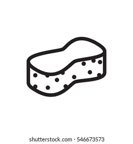 Sponge Icon Illustration Isolated Vector Sign Stock Vector (Royalty ...