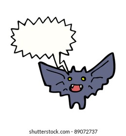 Spooky Halloween Bat Cartoon Stock Vector (Royalty Free) 86874553