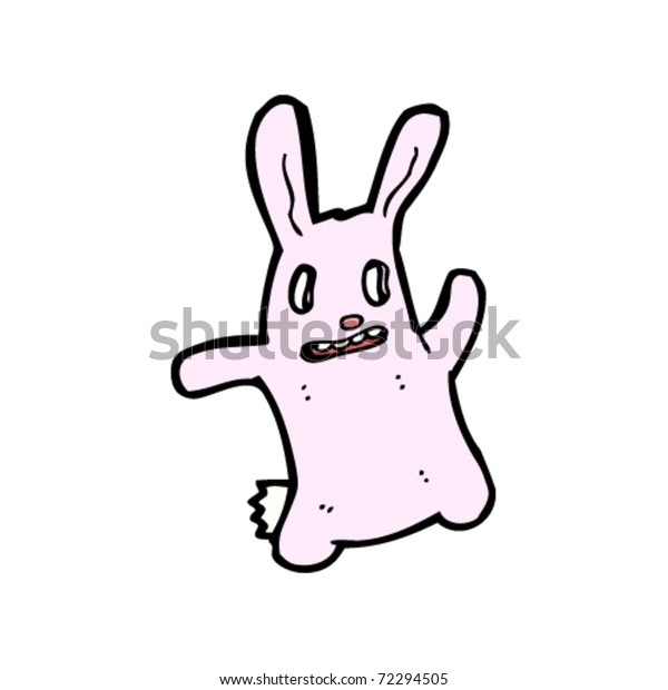 Spooky Bunny Cartoon Stock Vector (Royalty Free) 72294505 | Shutterstock