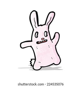 Spooky Bunny Rabbit Cartoon Stock Vector (Royalty Free) 224535076 ...