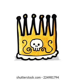 Spooky Cartoon Crown Stock Vector (Royalty Free) 224981794 | Shutterstock